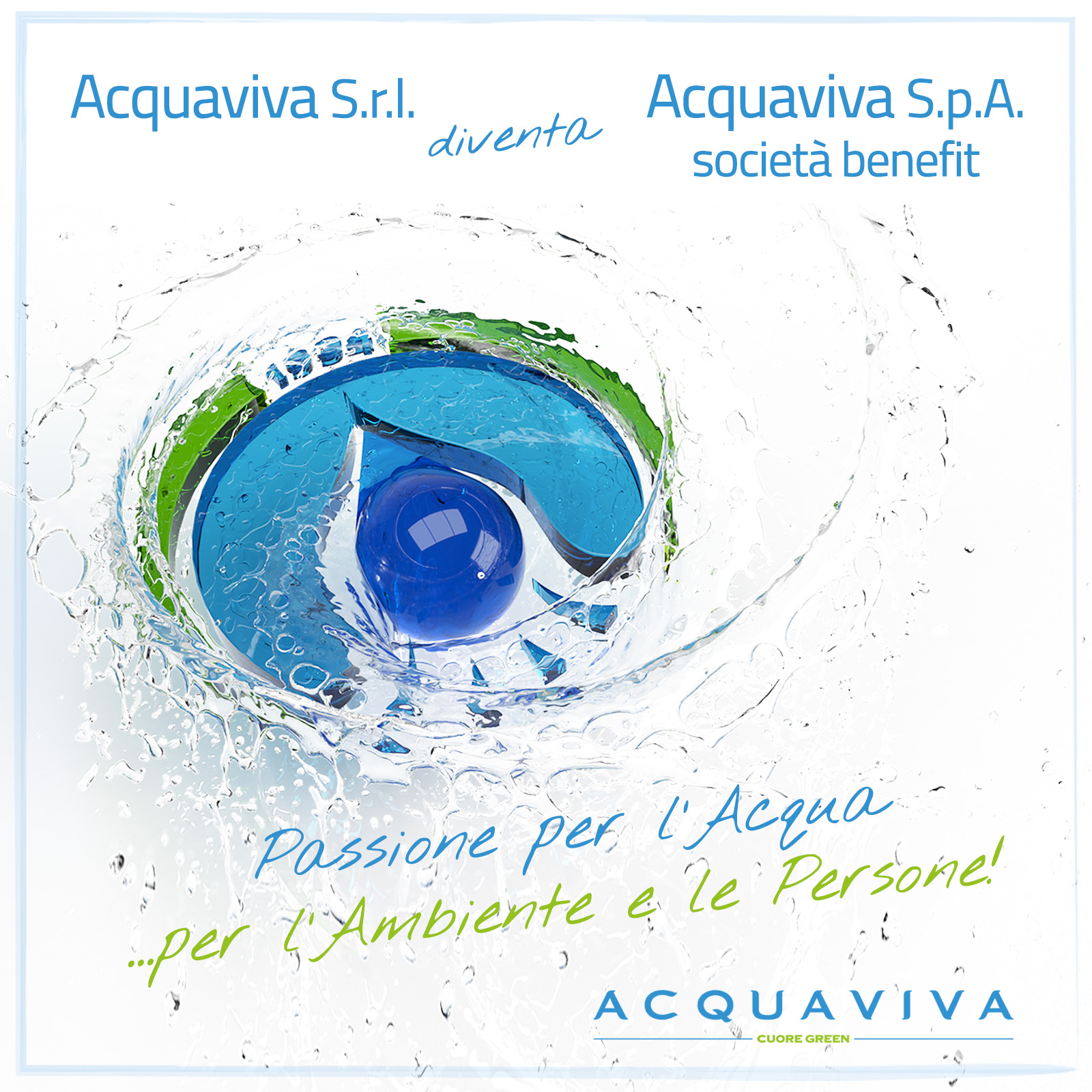 Acquaviva: società benefit per la sostenibilità Ambientale e Sociale